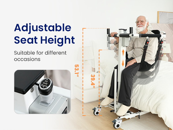 VOCIC AY06 Electric Transfer Lift - Lift Assist Devices for Home, Nurs ...