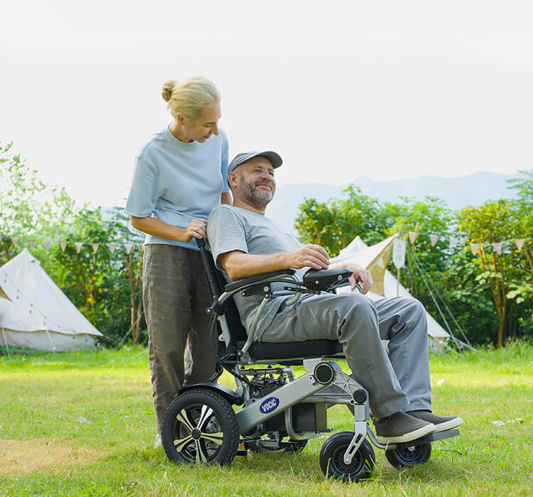 Electric Wheelchair Lightweight Folding Power Wheelchair