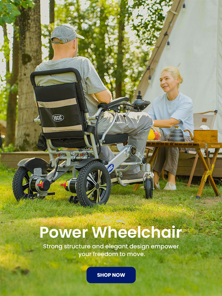Foldable Mobility Scooter | Transport Wheelchair | Rolled Walker ...