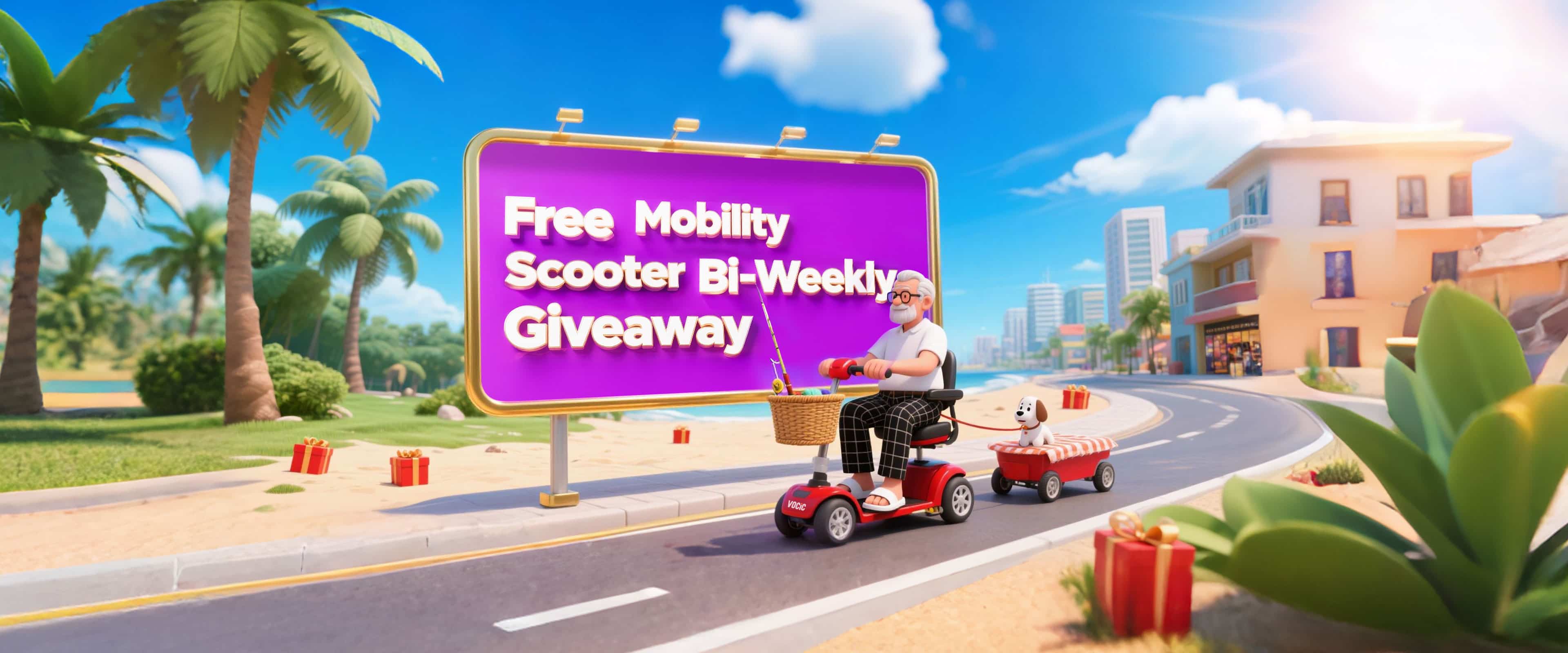 Foldable Mobility Scooter | Transport Wheelchair | Rolled Walker ...